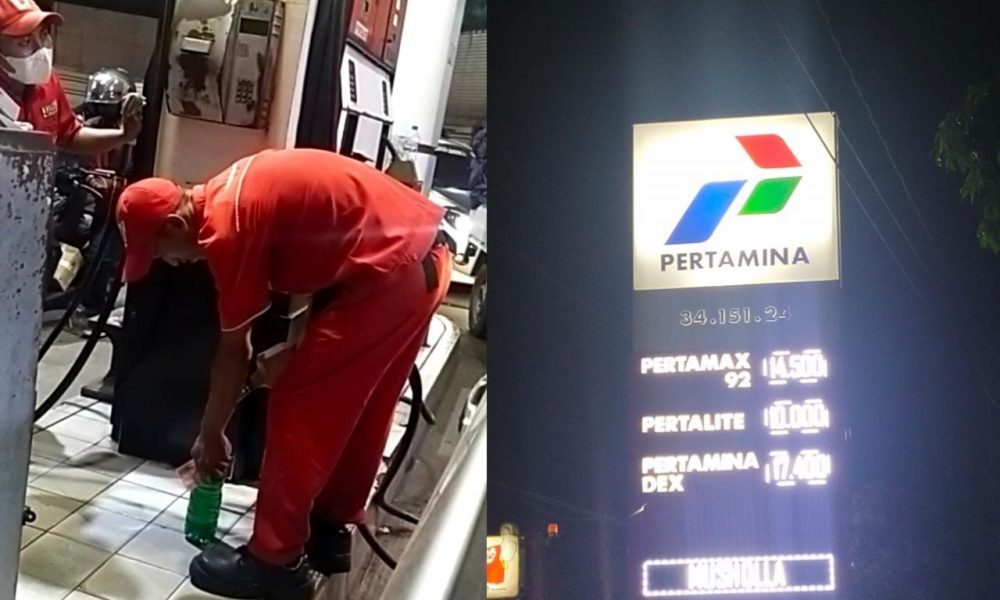 SPBU di Tangerang Ini Masih Melayani BBM Subsidi Pertalite Menggunakan ...